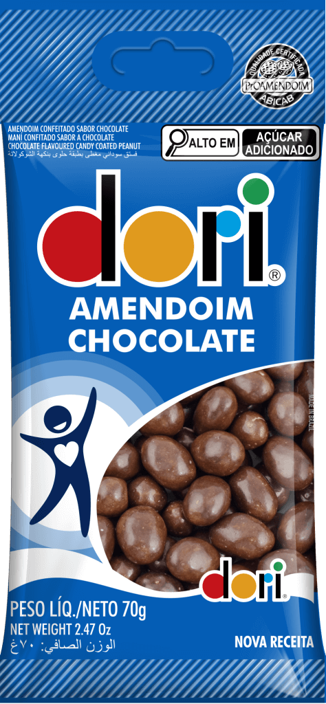 Amendoim Dori Chocolate 70g | Dori Alimentos S.A.