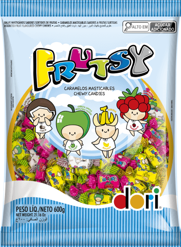 Bala Frutsy Sortida 600g | Dori Alimentos S.A.