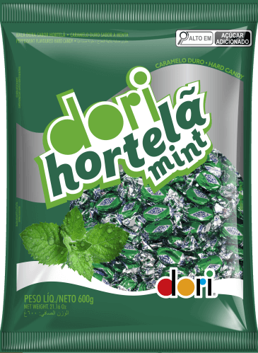 Bala Hortelã Mint 600g | Dori Alimentos S.A.