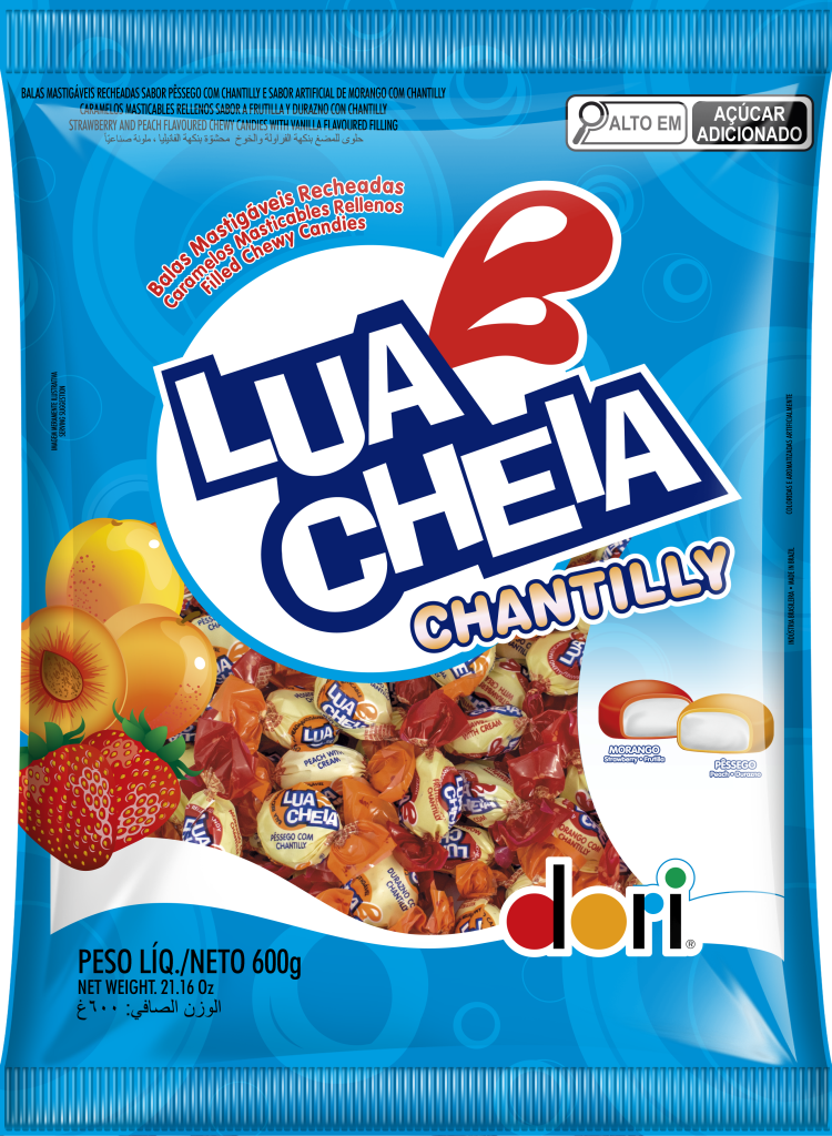 Bala Lua Cheia Chantilly 600g | Dori Alimentos S.A.