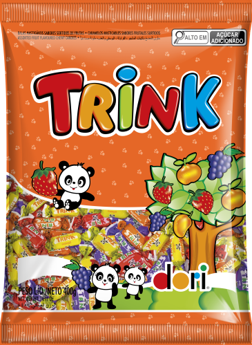 Bala Trink Frutas 400g | Dori Alimentos S.A.