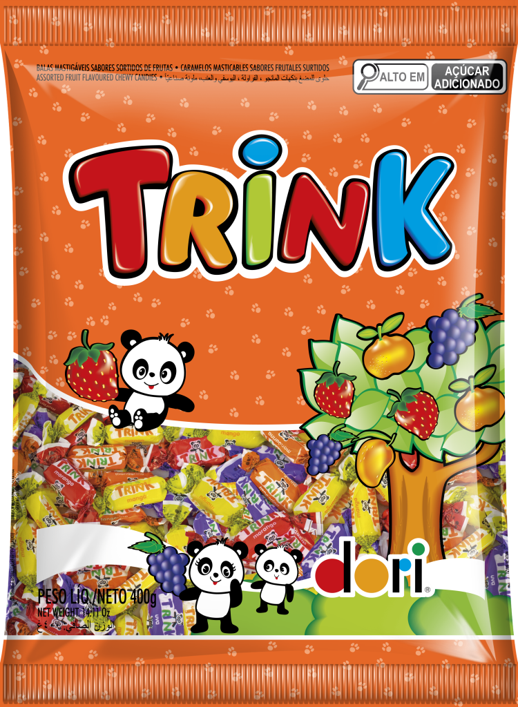 Bala Trink Frutas 400g | Dori Alimentos S.A.