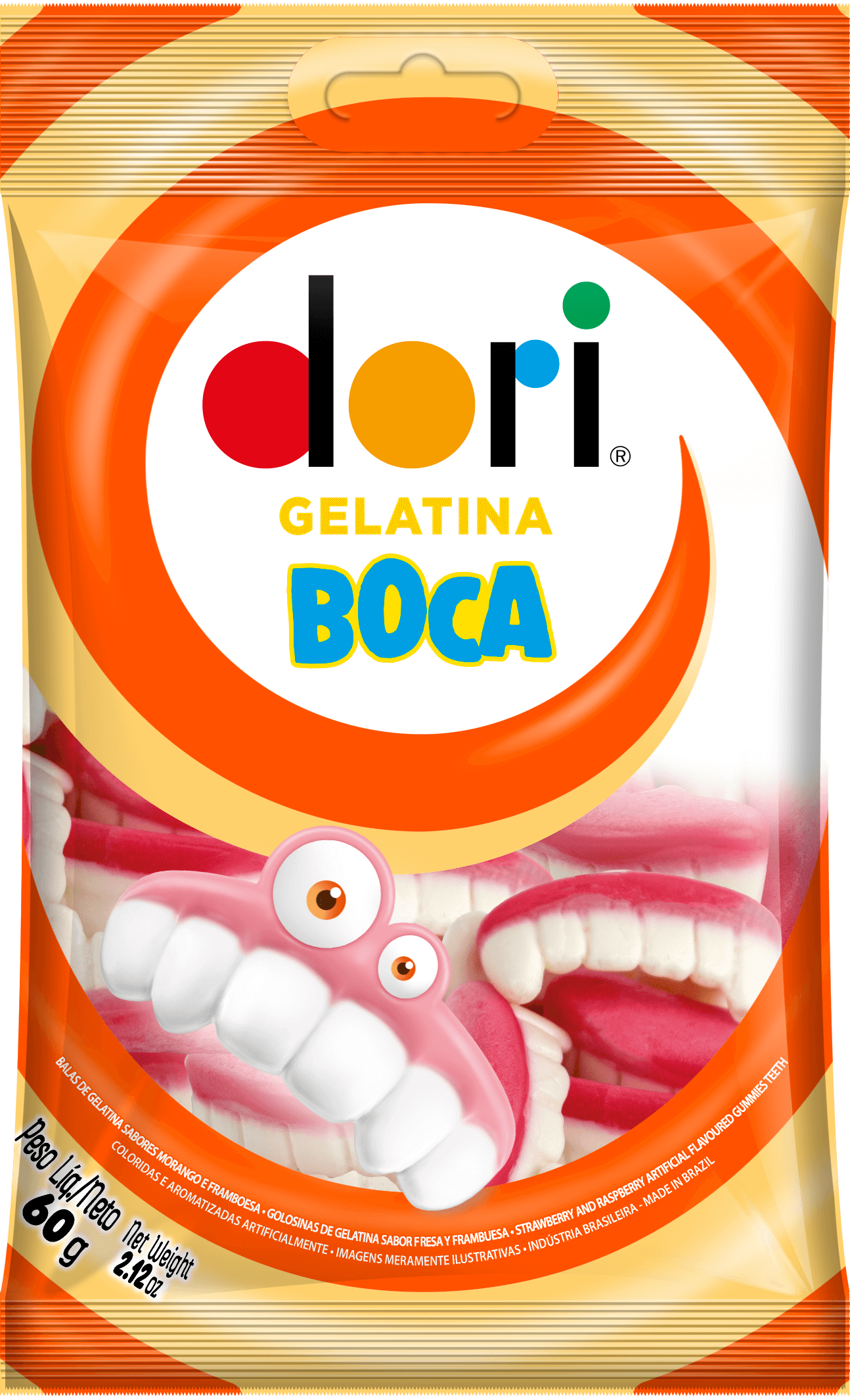 Dori Gelatina Amora 13g | Dori Alimentos S.A.
