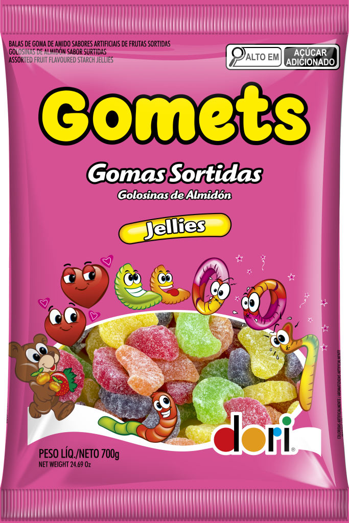 Goma Gomos de Frutas 700g | Dori Alimentos S.A.