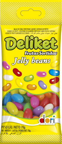 Deliket Frutas 70g | Dori Alimentos S.A.
