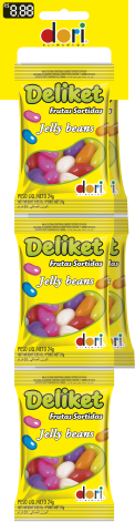 Deliket Frutas 70g | Dori Alimentos S.A.