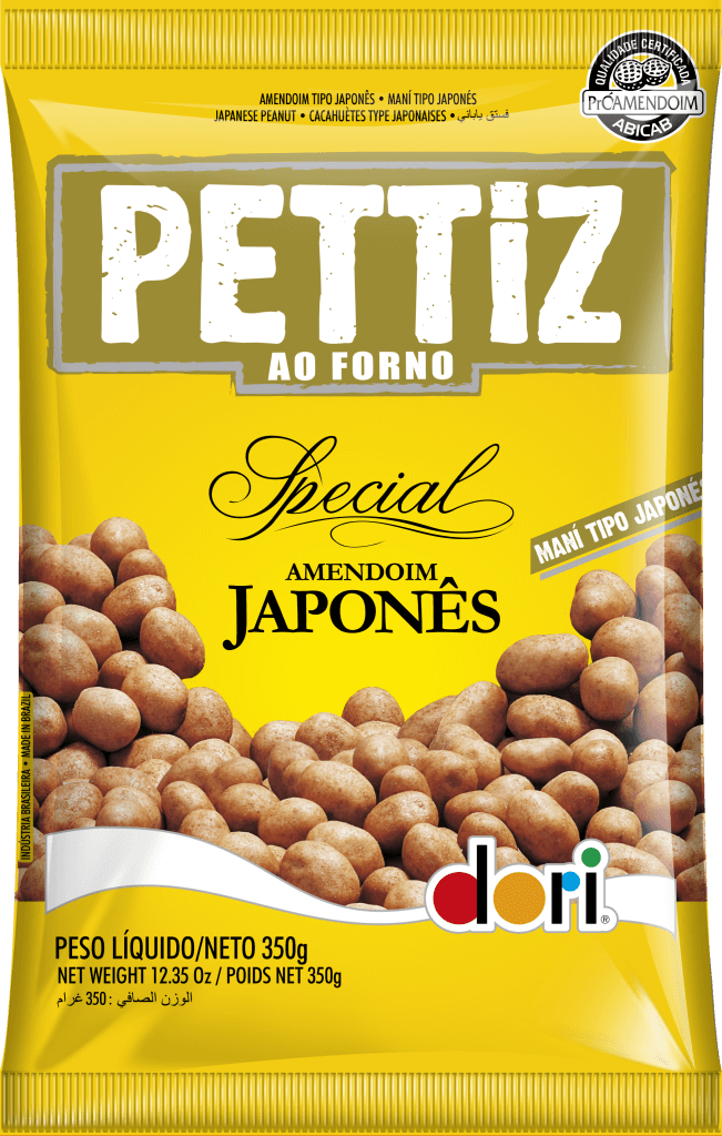 Pettiz Amendoim Crocante Pimenta 50g | Dori Alimentos S.A.