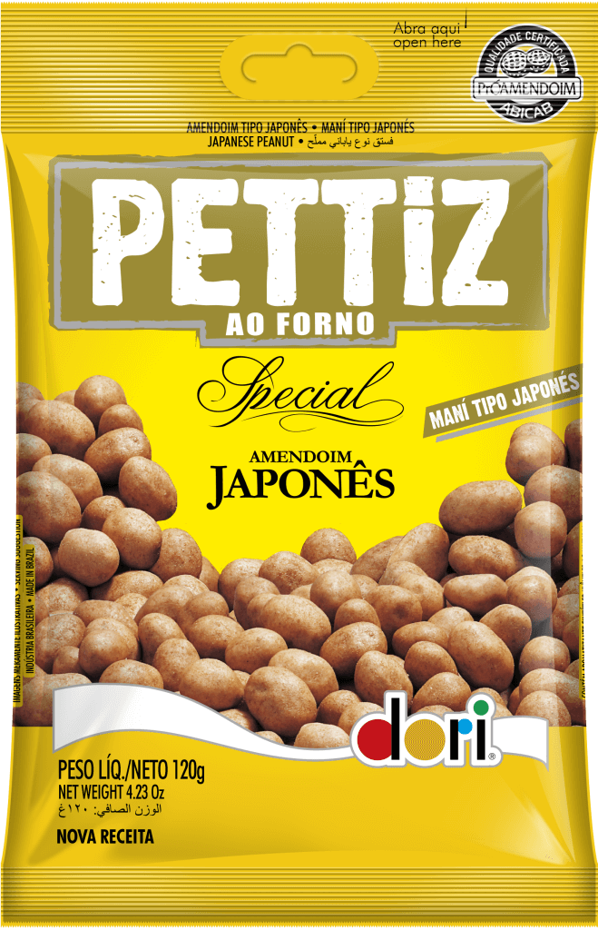 Pettiz Special Amendoim Japonês 120g | Dori Alimentos S.A.