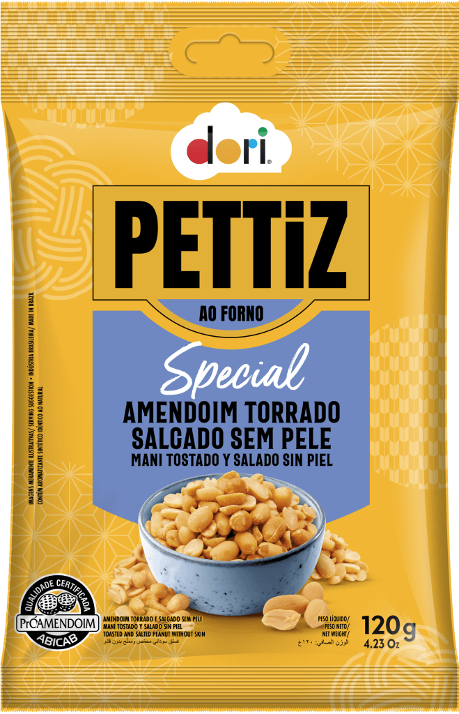 Pettiz Special Amendoim Torrado e Salgado Sem Pele 120g | Dori ...
