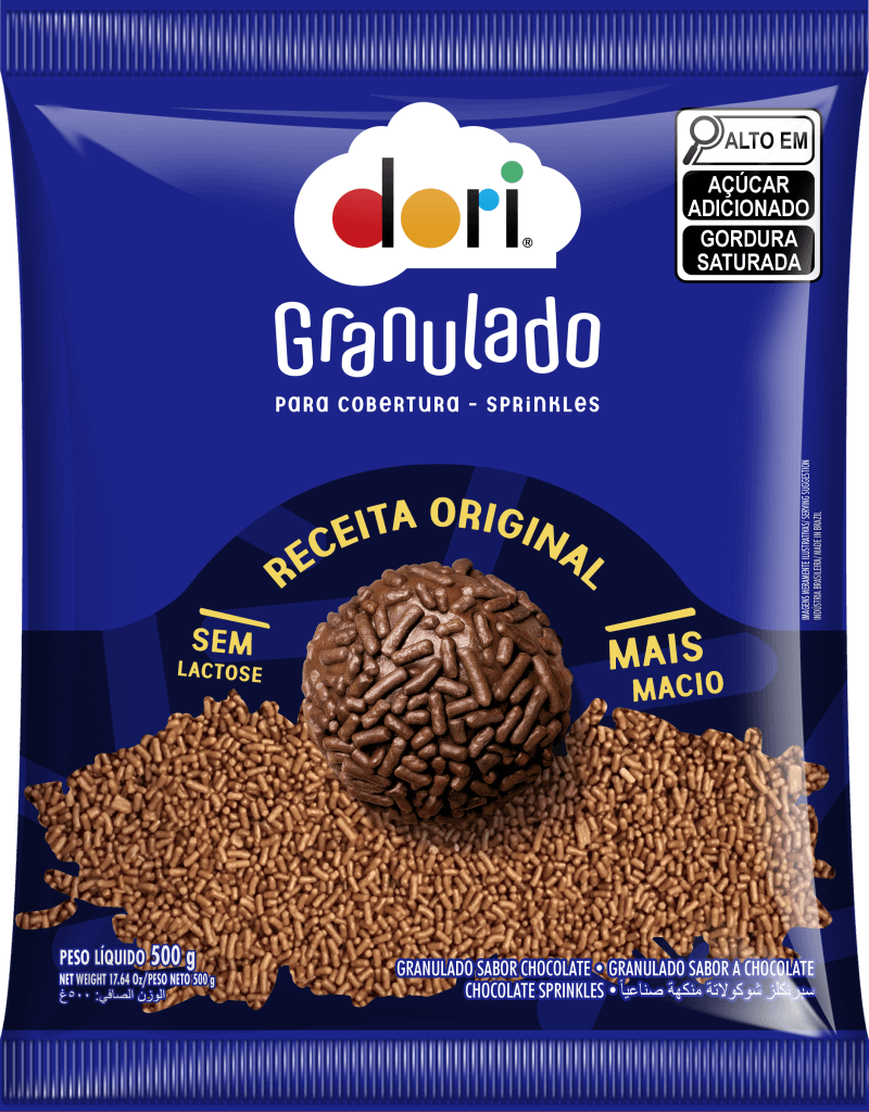 Dori Granulado Chocolate 500g | Dori Alimentos S.A.