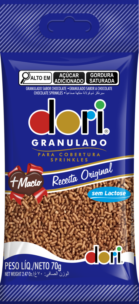 Dori Granulado Chocolate 70g | Dori Alimentos S.A.
