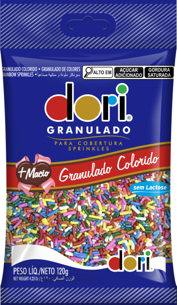Dori Granulado Colorido 120g | Dori Alimentos S.A.