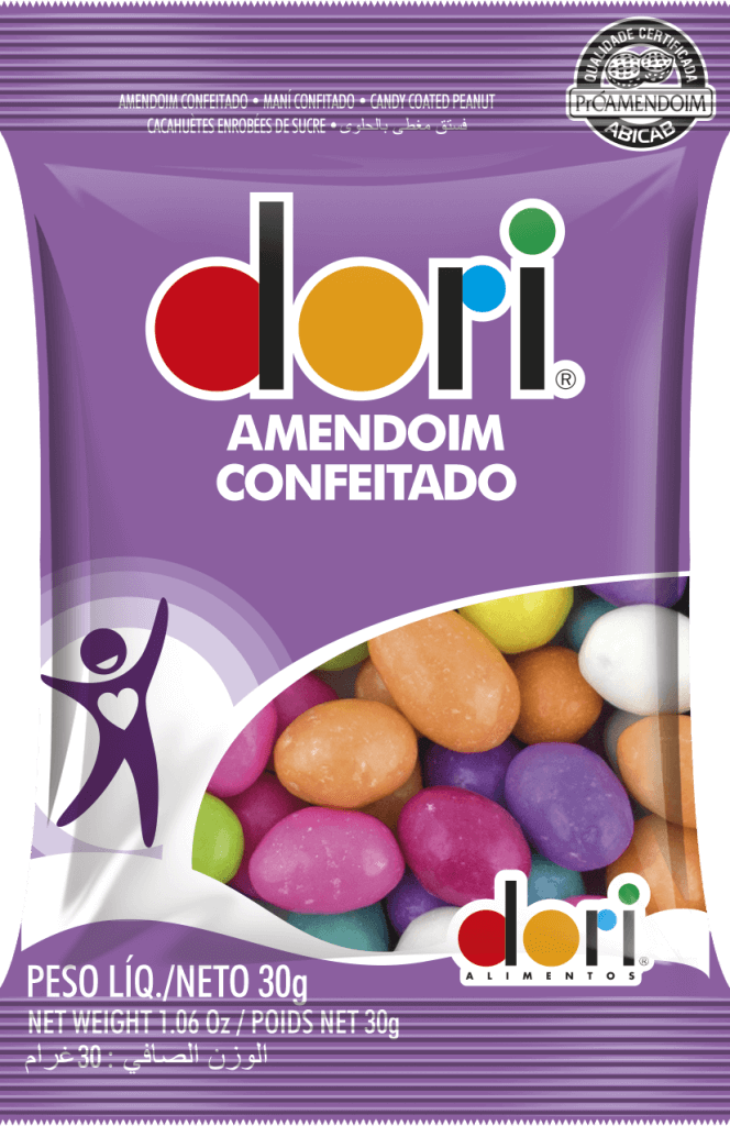 Amendoim Dori Confeitado 30g | Dori Alimentos S.A.