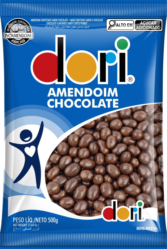 Amendoim Dori Confeitado 500g | Dori Alimentos S.A. Amendoim Dori Confeitado 500g | Dori Alimentos S.A.
