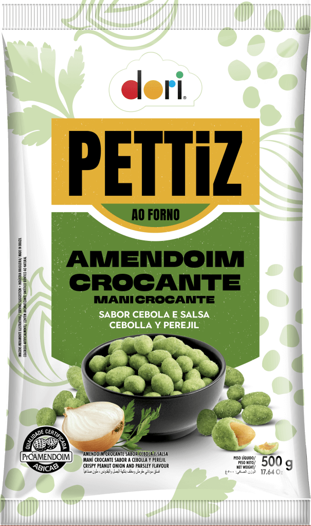 Pettiz Amendoim Crocante Cebola e Salsa 500g | Dori Alimentos S.A.