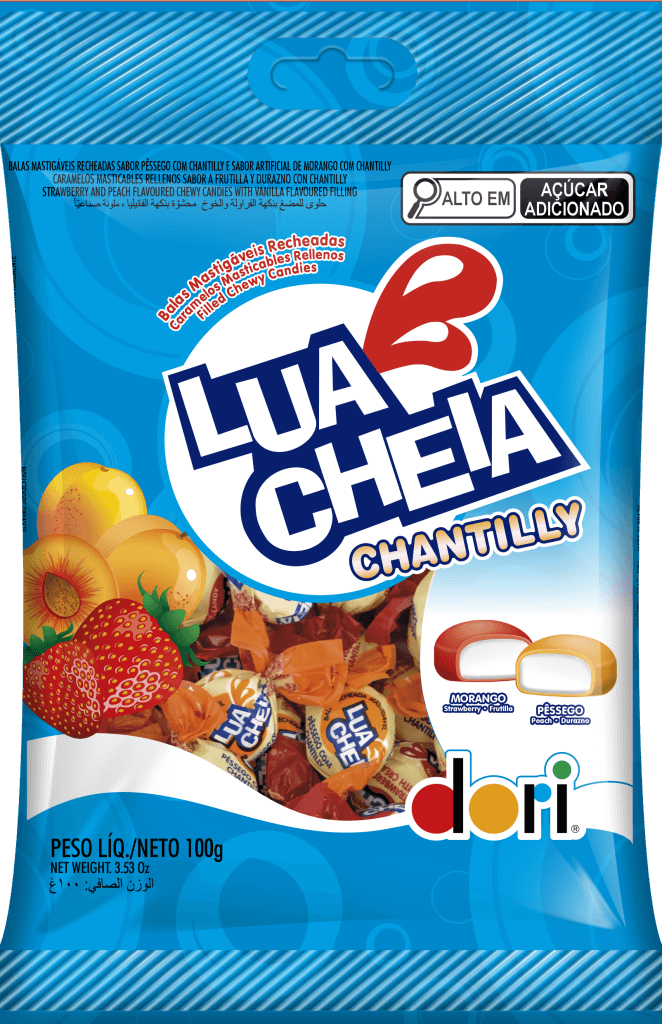 Bala Lua Cheia Chantilly 100g | Dori Alimentos S.A.