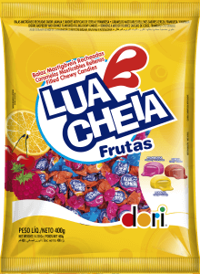 Bala Lua Cheia Frutas 100g | Dori Alimentos S.A.