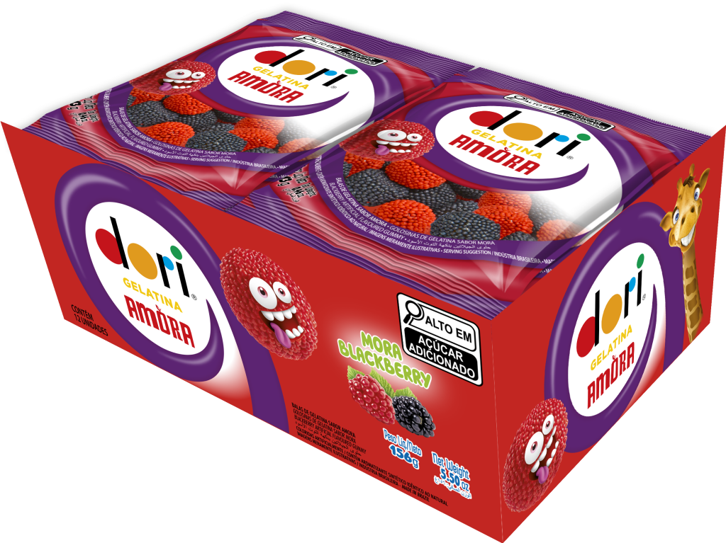 Dori Gelatina Amora 13g | Dori Alimentos S.A.