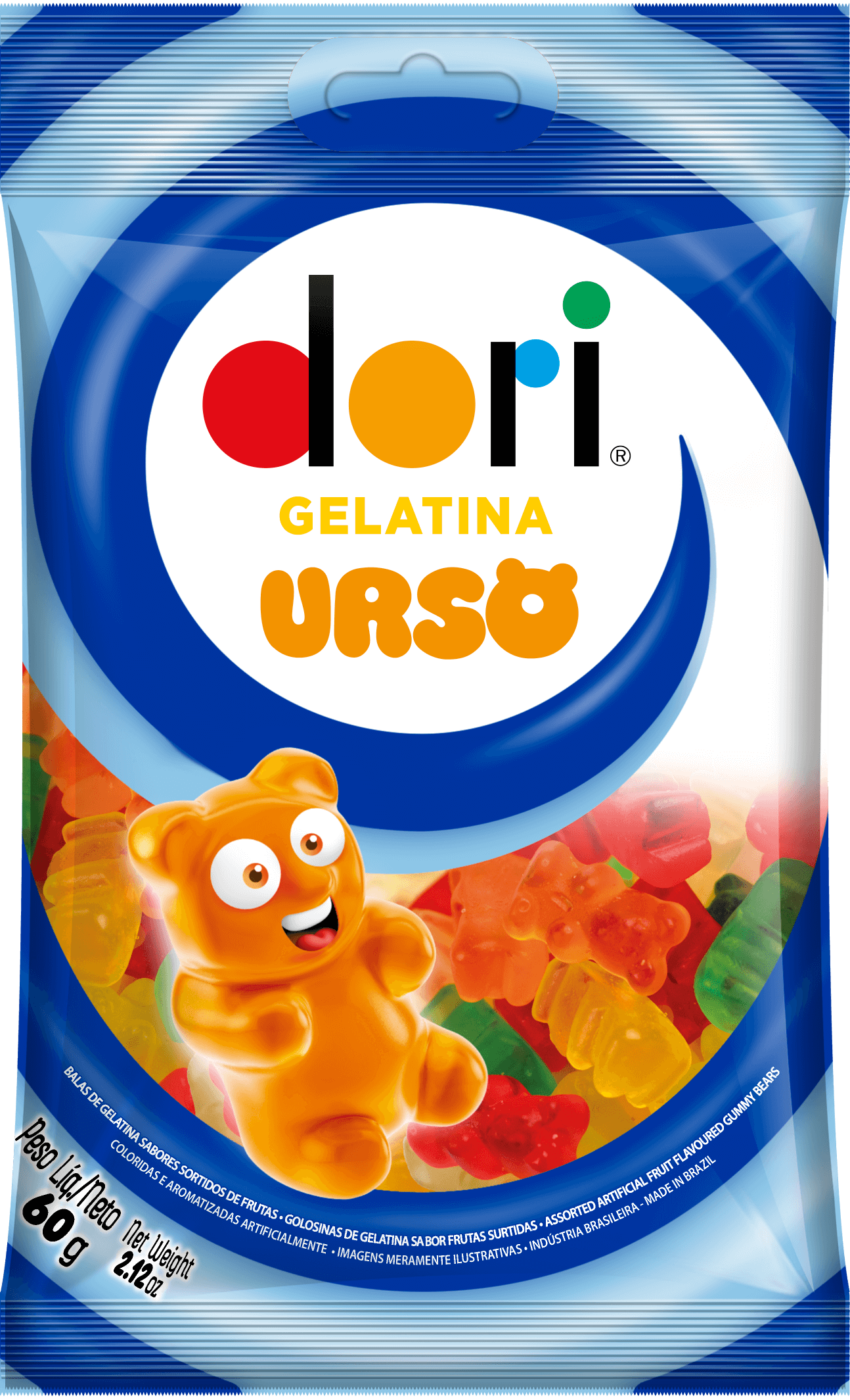 Dori Gelatina Urso 60g | Dori Alimentos S.A.