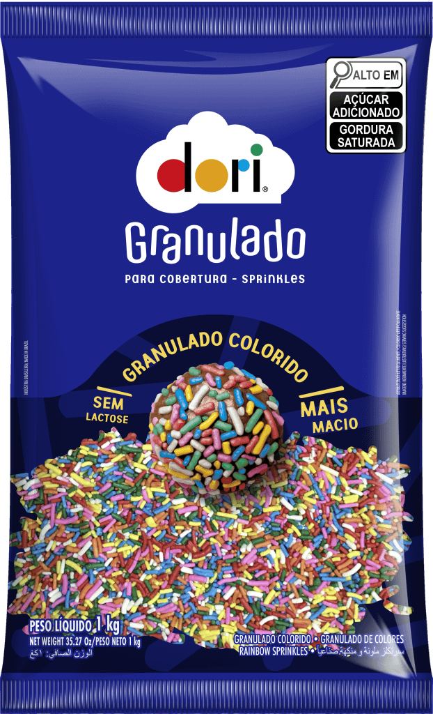 Dori Granulado Colorido 1kg | Dori Alimentos S.A.