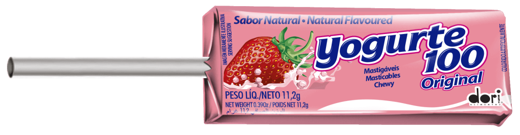 Pirulito Mastigável Yogurte100 11,2g | Dori Alimentos S.A.