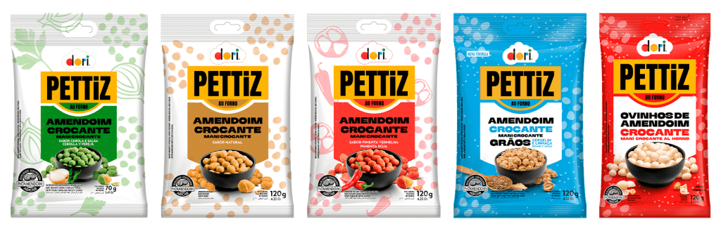 Conheça as novas embalagens Pettiz. | Dori Alimentos S.A.